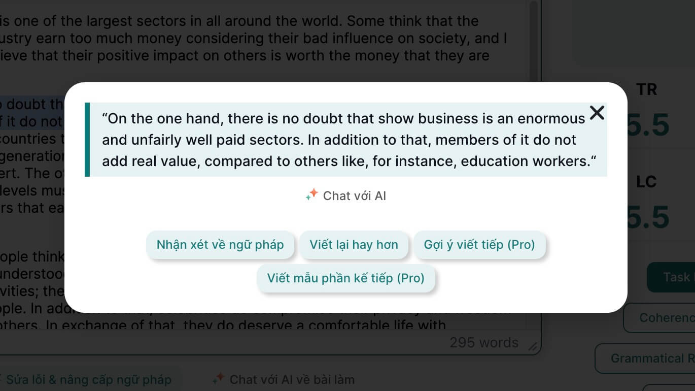 Free IELTS Writing Score Checker - LexiBot AI x GPT
