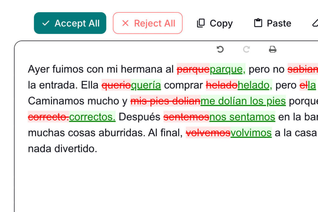 Free Spanish Grammar Checker - Corrector de Español - LexiCheck