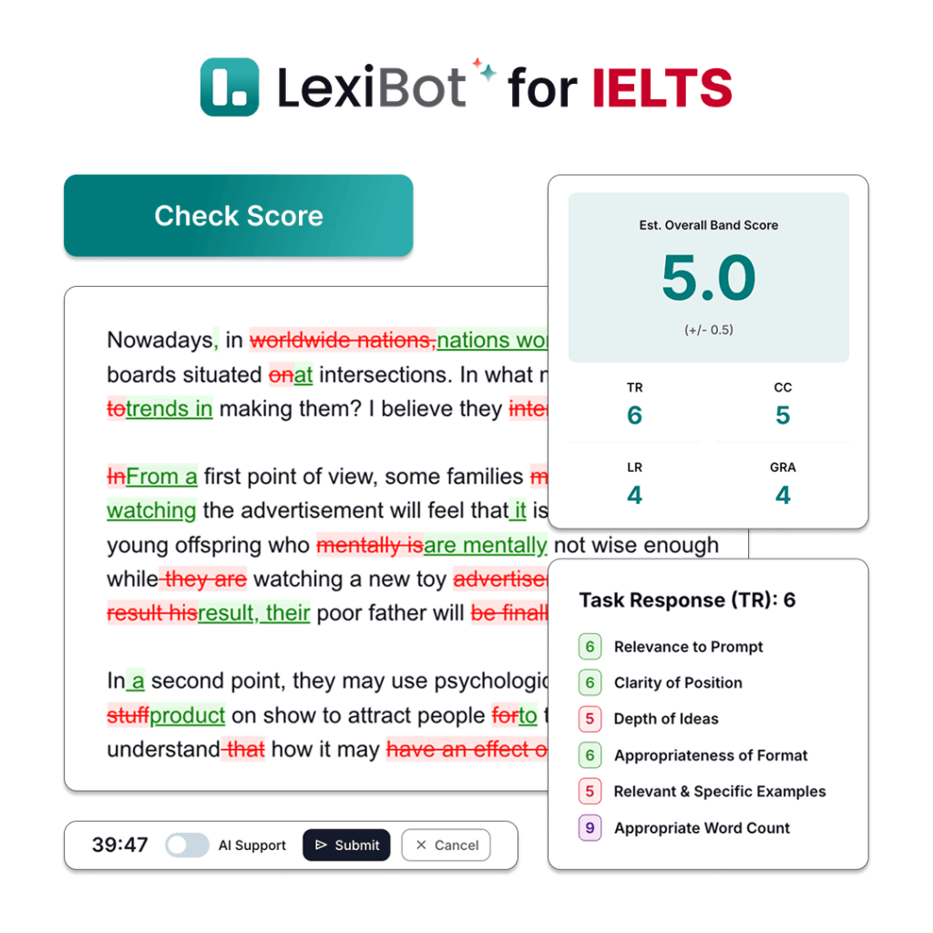 IELTS Writing Task 2 | Free Practice & Test | Get Instant Results